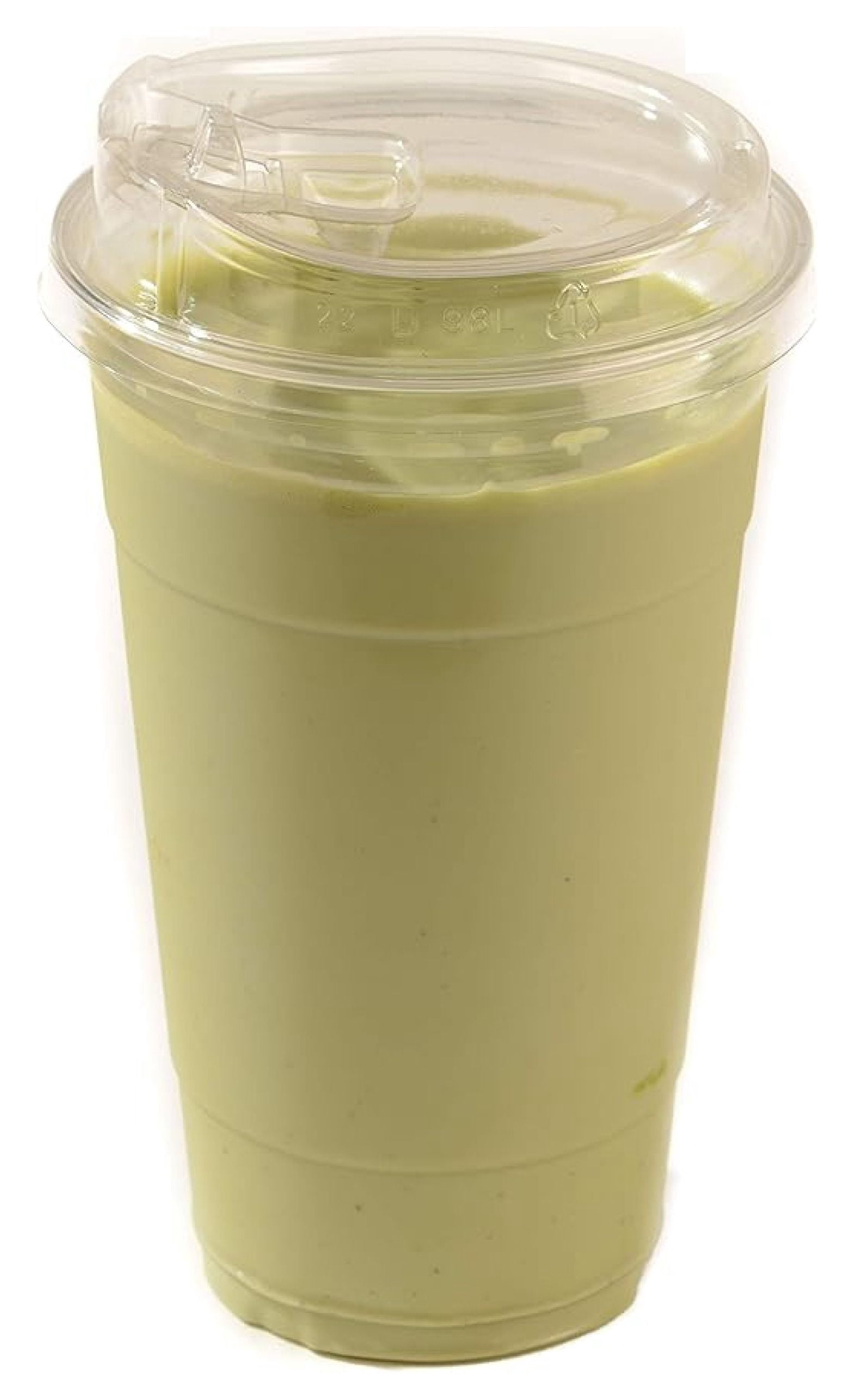 600 Pack 20 oz Clear Plastic Disposable Pet Cups with Sip Through Lids ...