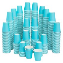 Clerance! 6 oz White Paper Cups, Disposable Paper Cups, Heavyduty Hot ...