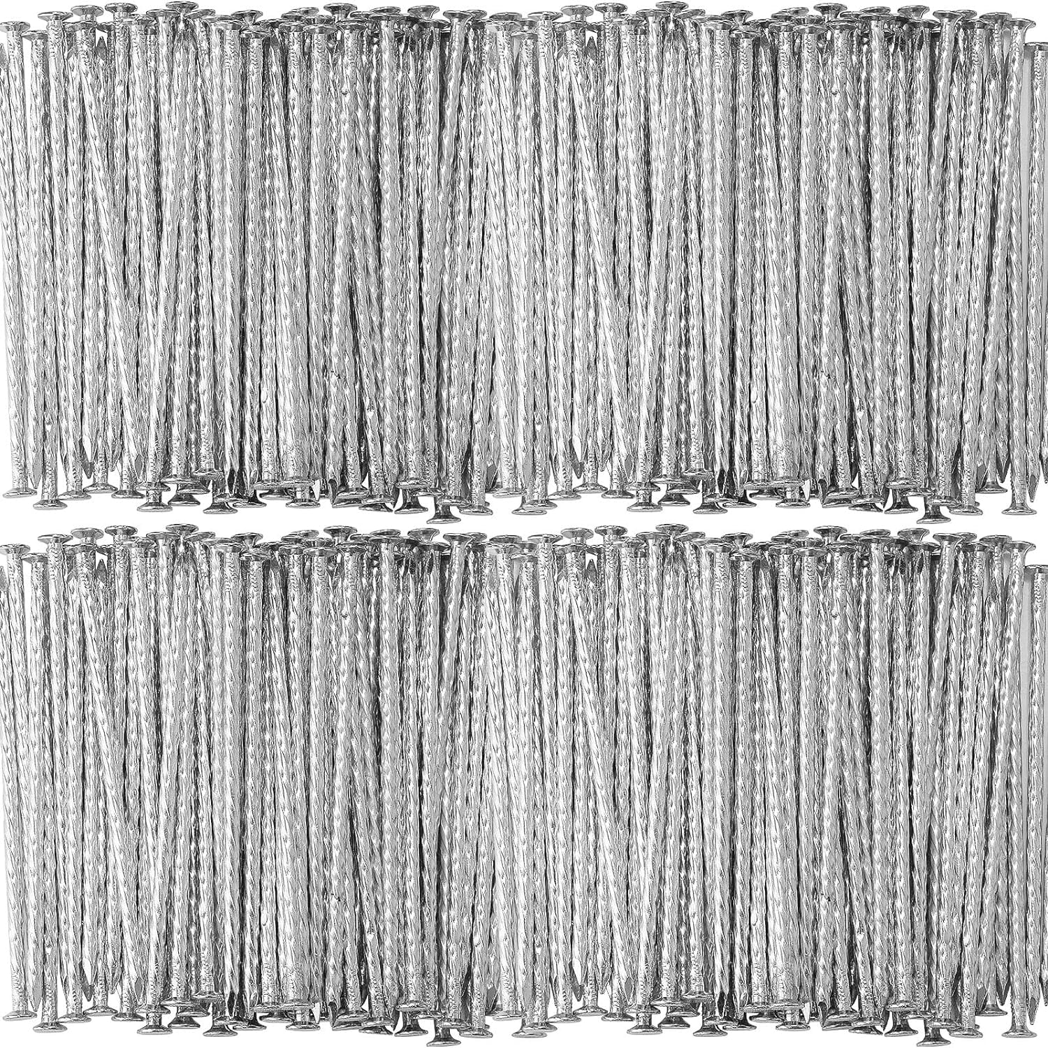 600 Pack 6 Inch Spiral Metal Landscape Spikes Artificial Turf Stakes ...