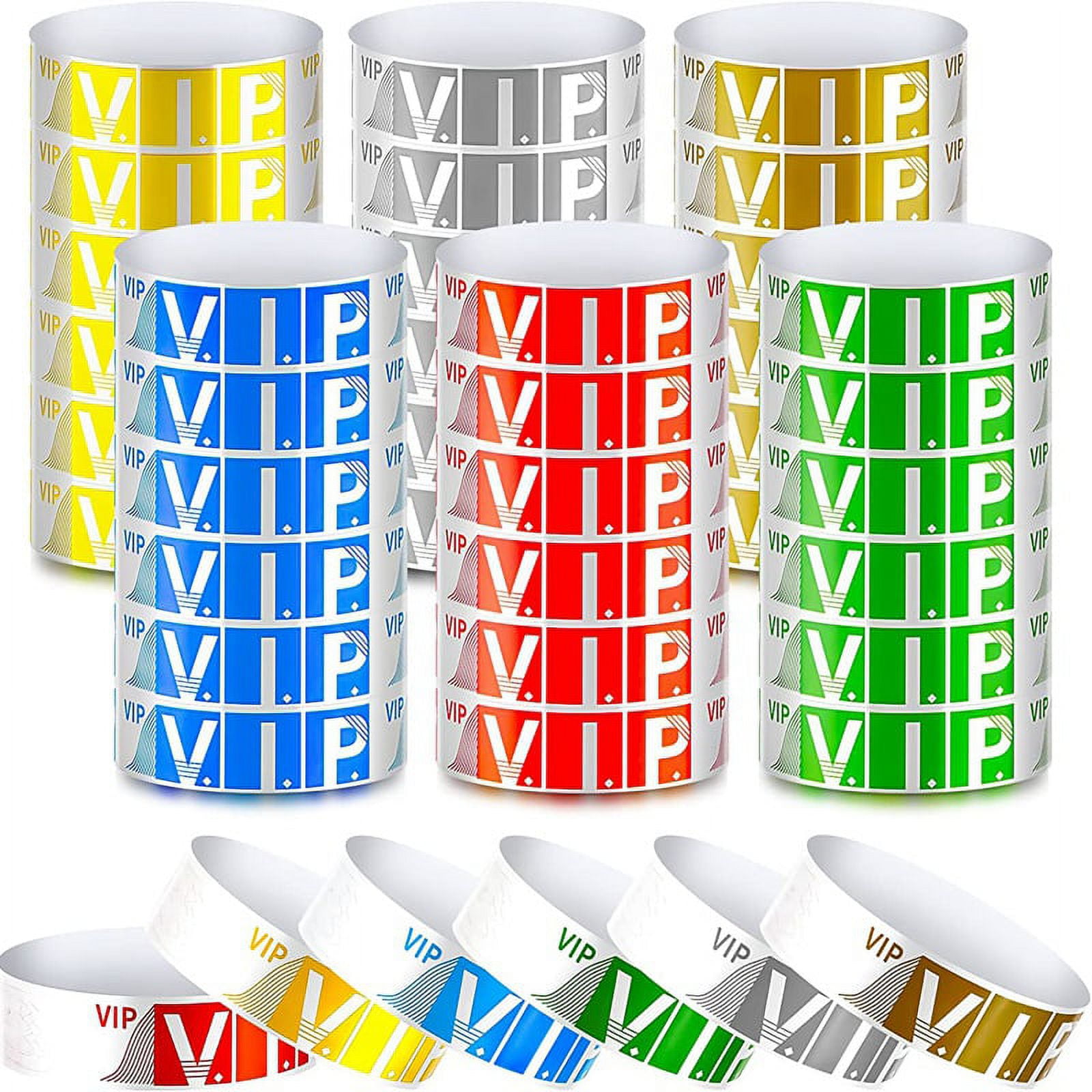 600 Pack VIP Paper Bracelets VIP Wristbands Waterproof VIP Wristbands ...