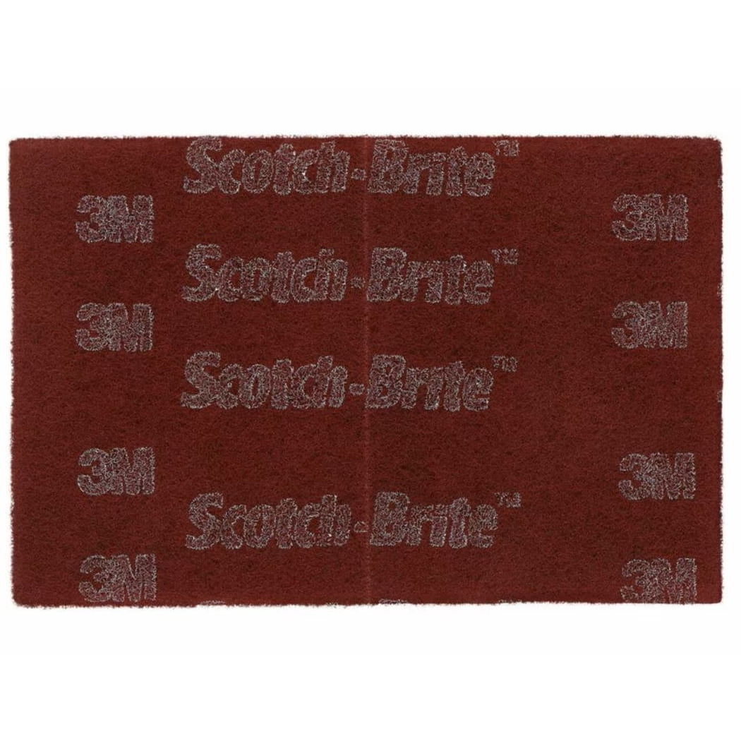600-Pack of 6" x 9" 3M 07447 Scotch-Brite Maroon General Purpose Hand ...
