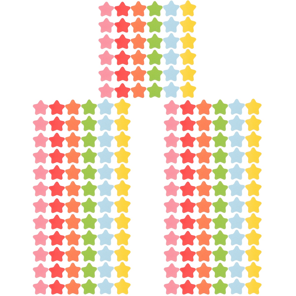 600 Pcs 2cm Stars Magnetic Blackboard Sticker Refrigerator Magnet ...