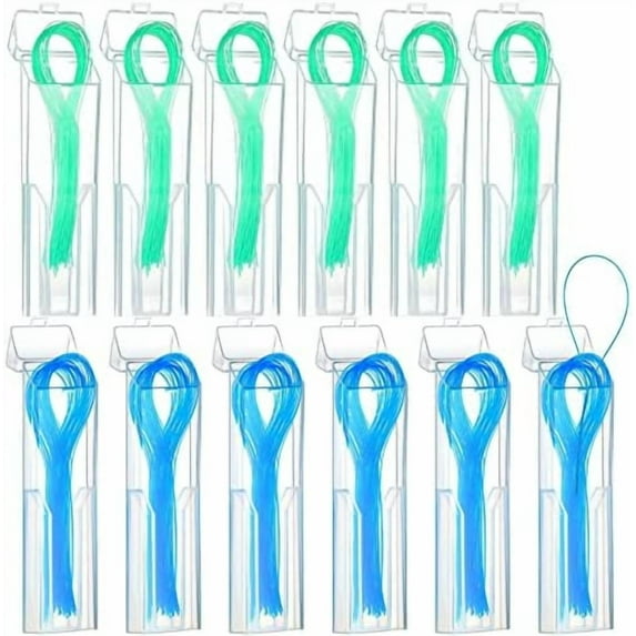 600 Pcs Dental Floss Threader for Bridges, Braces, and Implants Dental ...