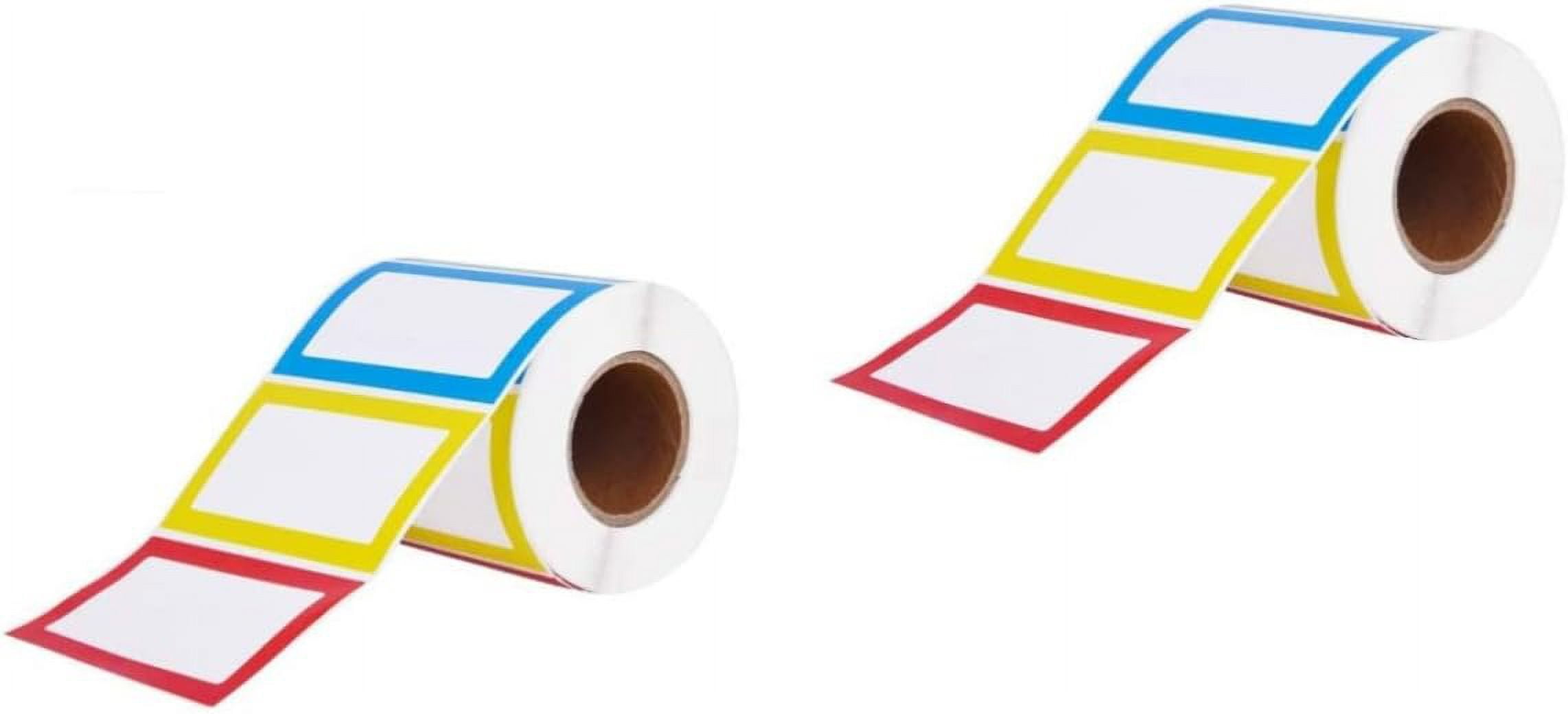 600 Pcs File Folder Labels Adhesive Stickers White Labels Sticky Tags ...