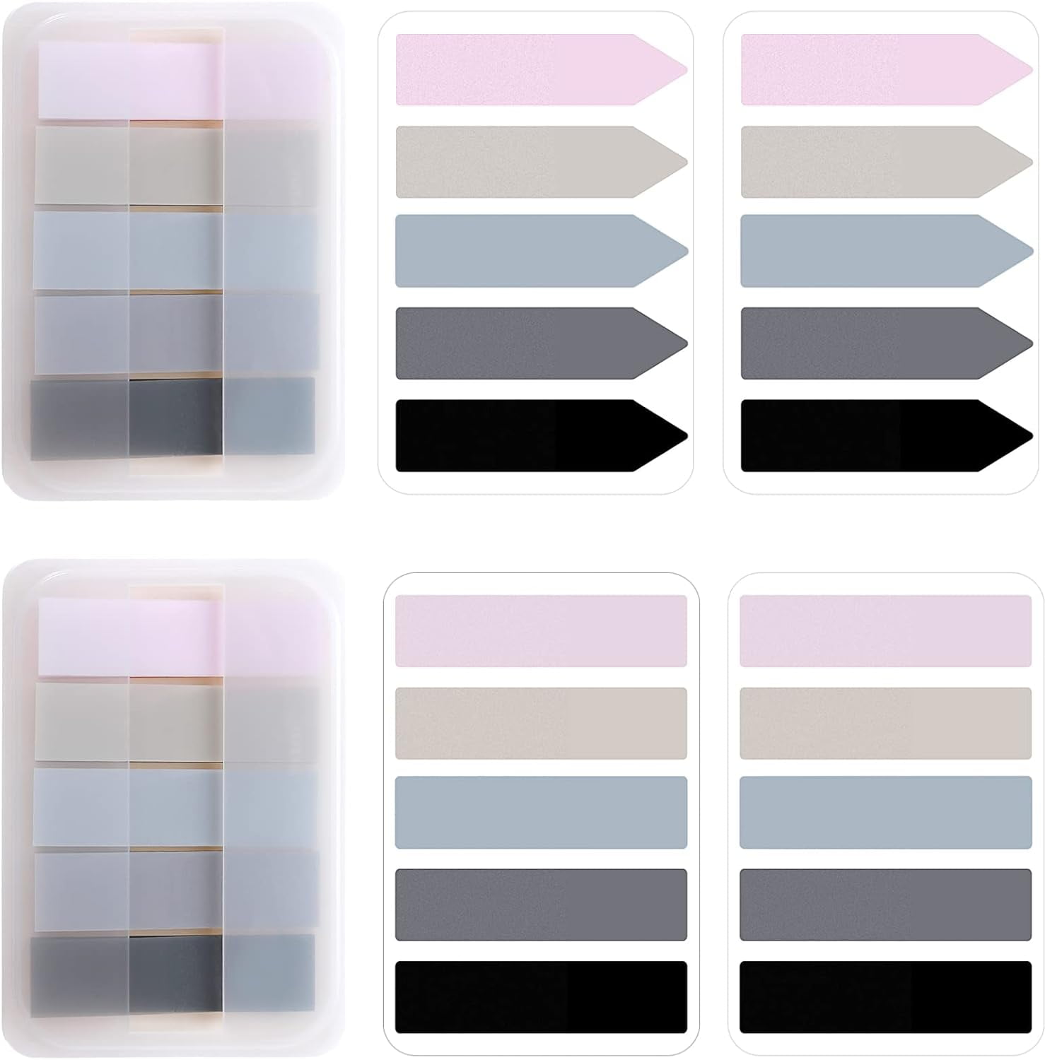 600 Pcs Index Tabs Flags for Annotating Books Transparent Sticky Tabs Annotation Tabs ...