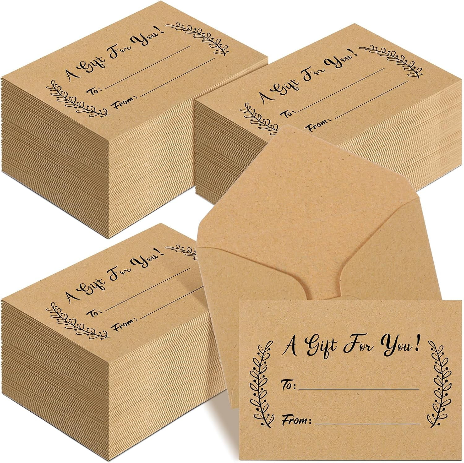 600 Pcs Mini Gift Card Envelopes Holiday Card Sleeves Gift Holder Small ...