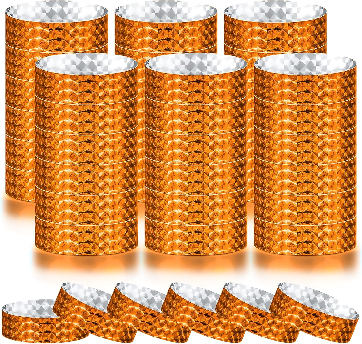 600 Pcs Paper Wristbands Neon Wrist Bands Waterproof Hand Bands for ...