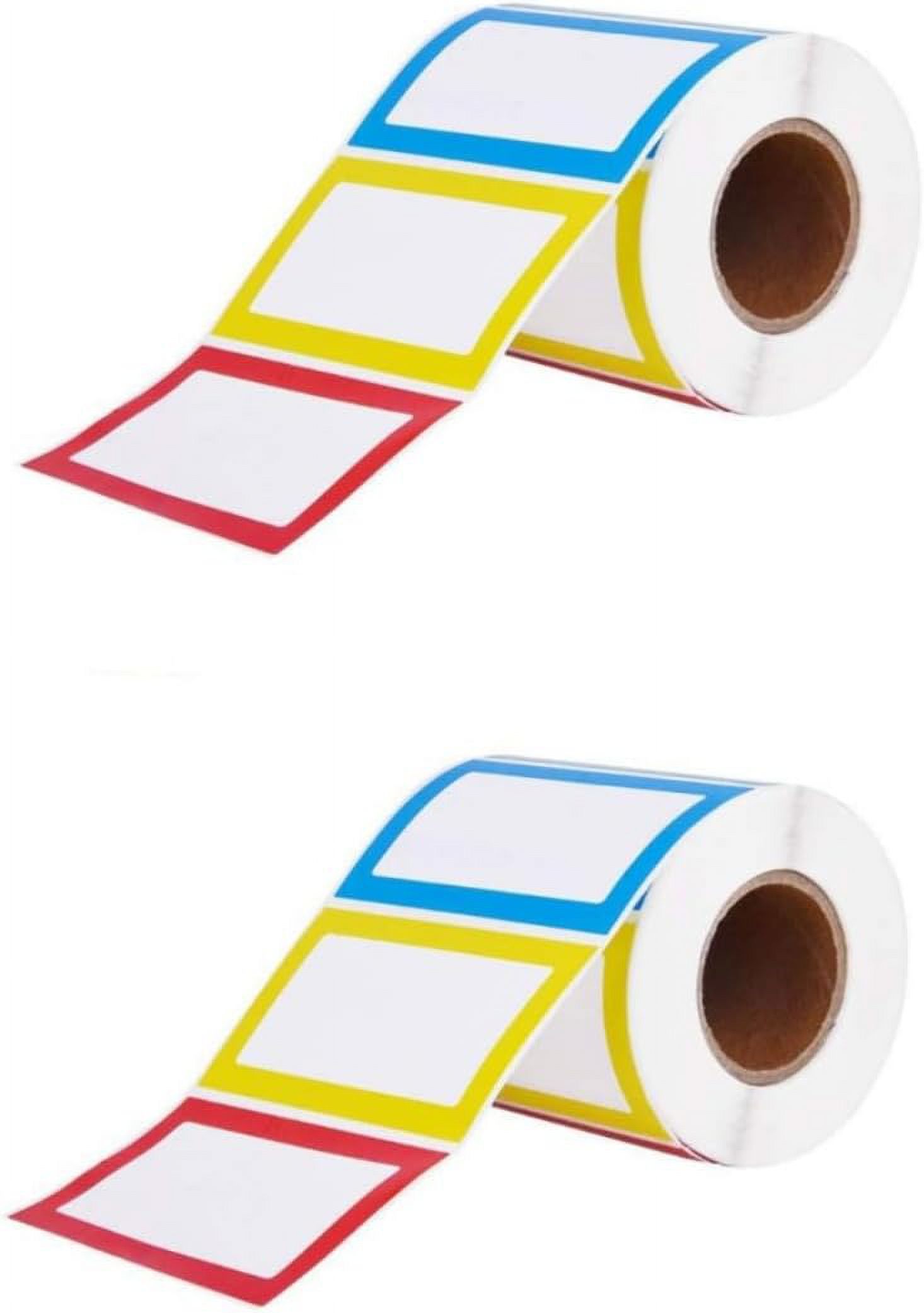 600 Pcs Plain Name Stickers Address Labels File Classification Stickers ...