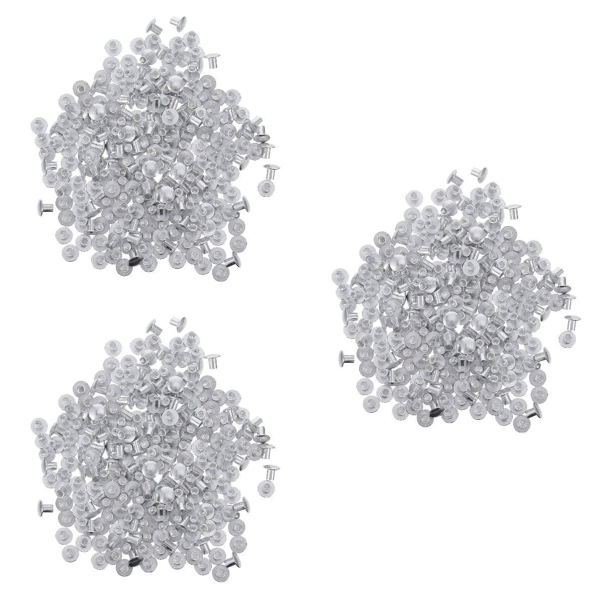 600 Pcs Rivets with Flat Round Head .5 Aluminium Semi-hollow Tool ...