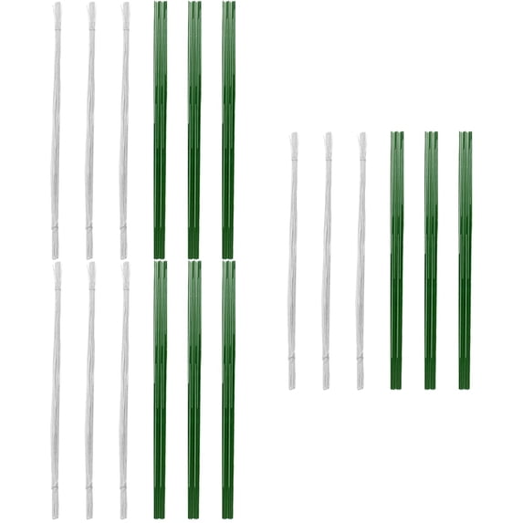600 Pcs Stalk Paper Flower Stems Floral Arrangement Tool Rod for Garden ...