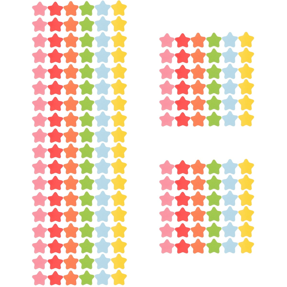 600 Pcs White Boards Refrigerator Magnets Stars Magnetic Sticker for ...