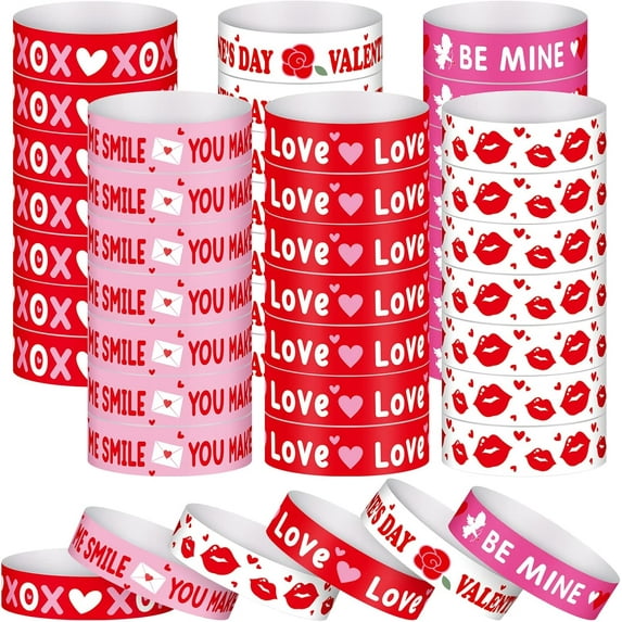 600-Piece Sports Theme Paper Wristbands With Adhesive, Football Design ...