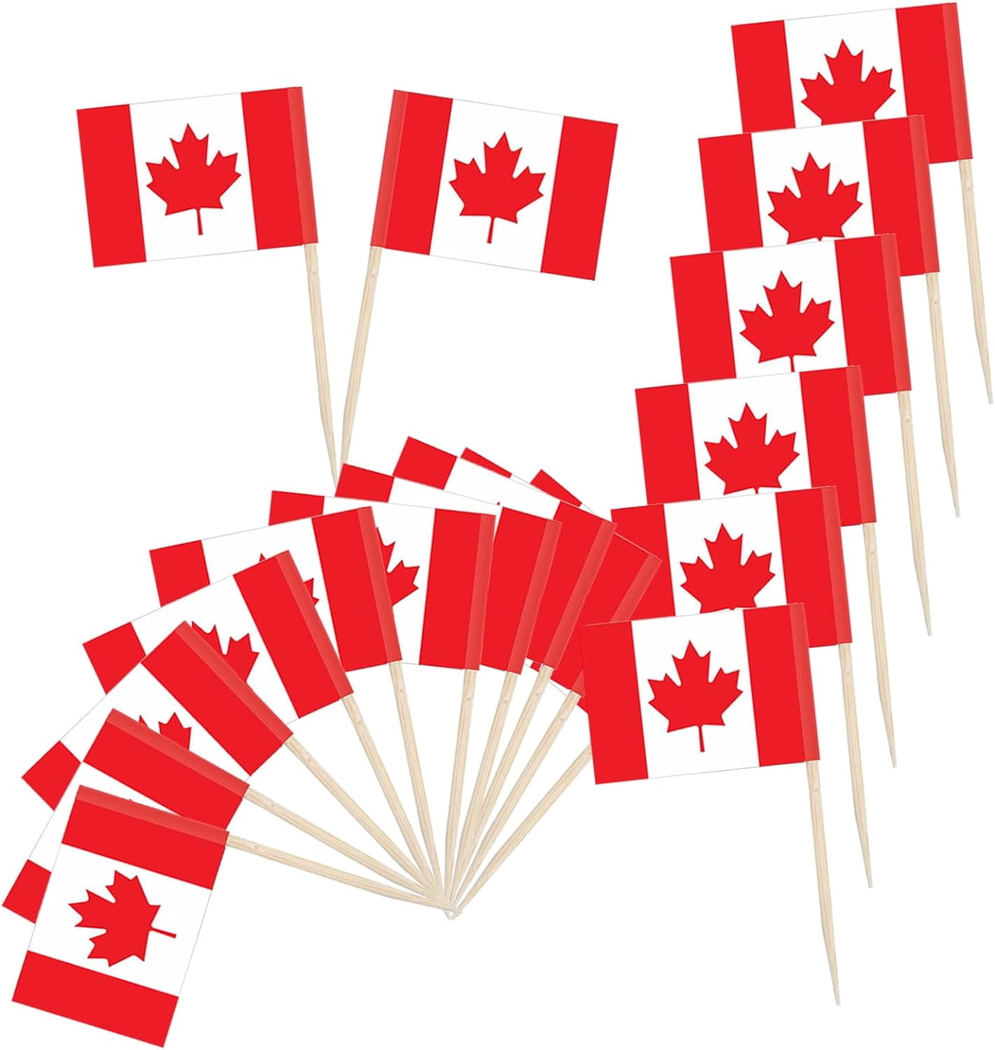 600 Pieces Canada Toothpicks Flags, Cocktail Picks, Canada Flag Mini ...