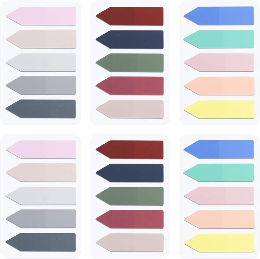 600 Pieces Page Markers Sticky Index Tabs, 15 Colors Book Annotation ...