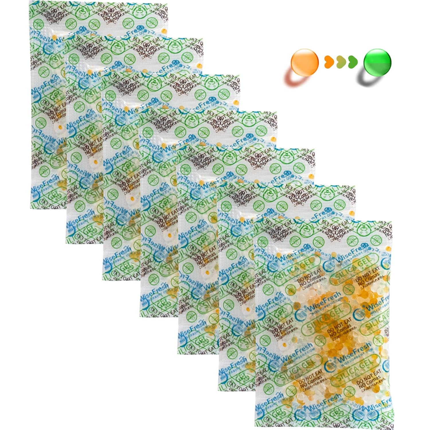 600 Pieces of 5g Food-Safe Moisture Absorbing Silica Gel Packets ...