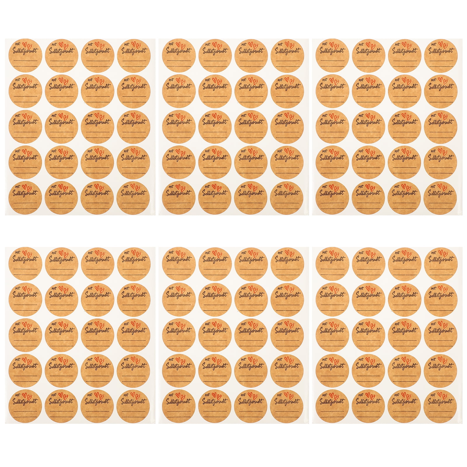 600 Sheets Sticker Label Decor Stickers Gift Labels Customize Name Tags ...