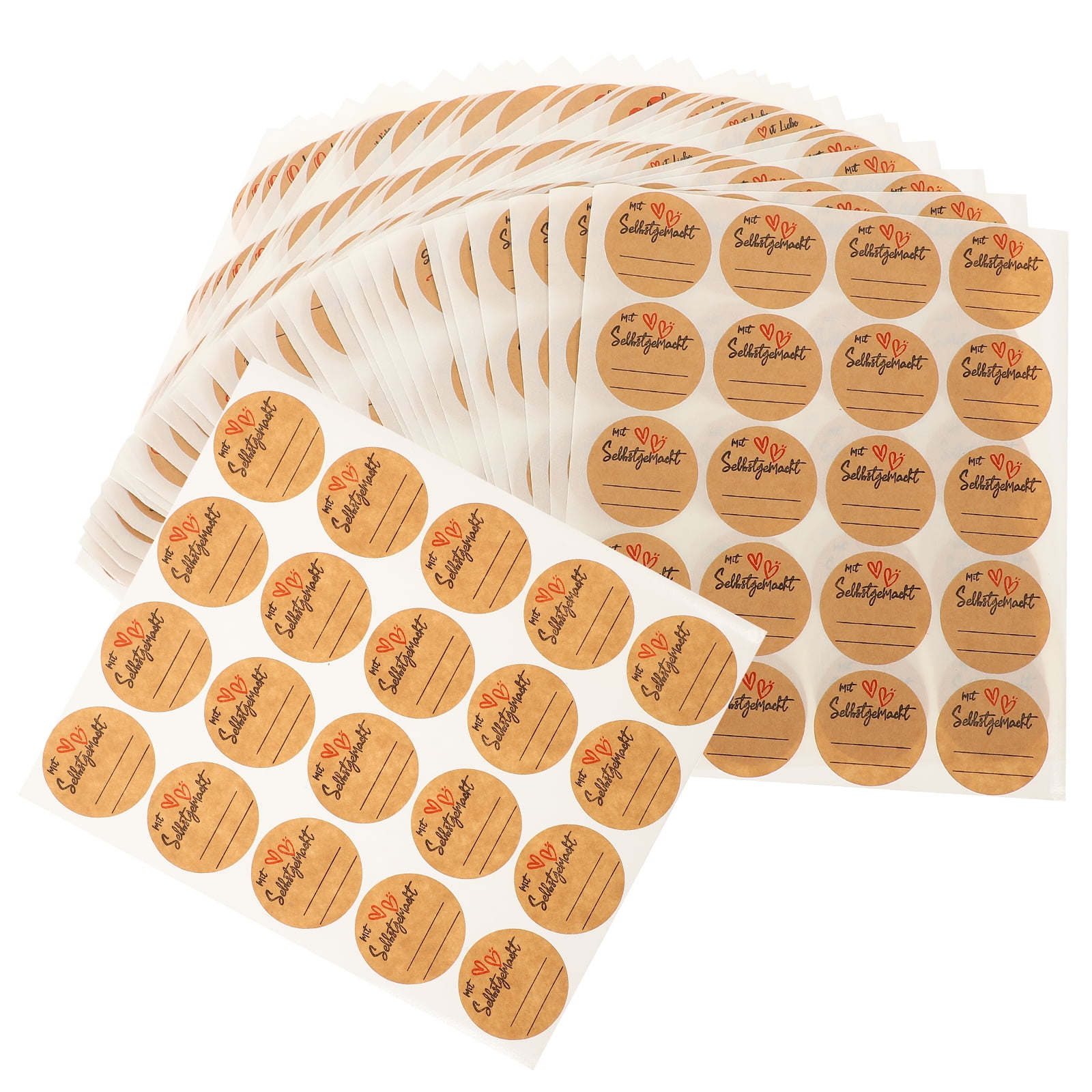 SEWOART Multi Color Label Stickers Self Adhesive for Bags Jars and ...