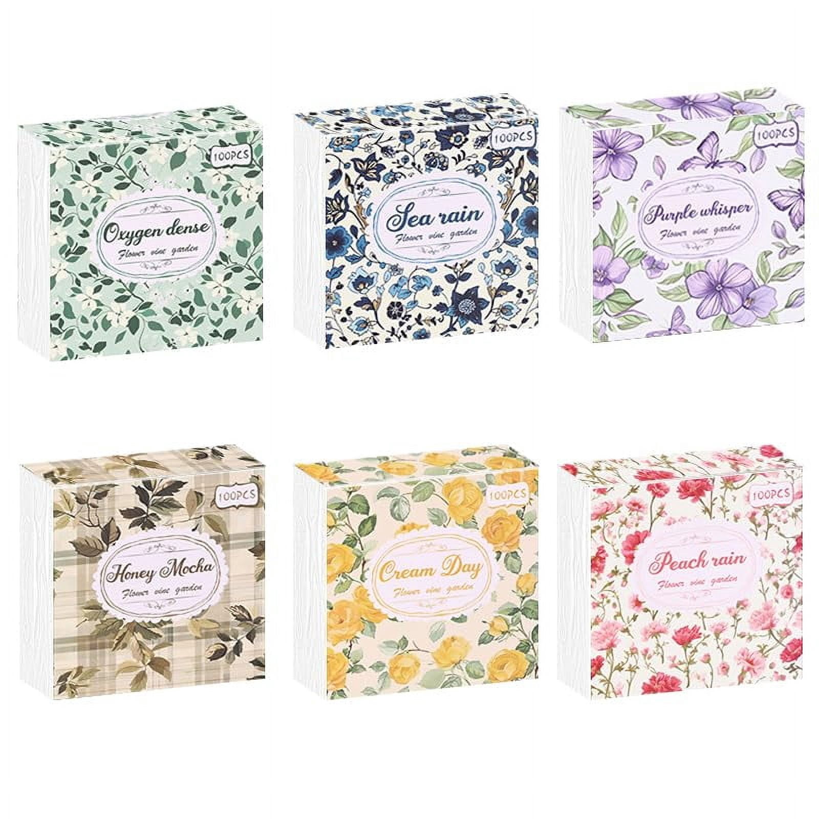 600 Sheets Vintage Scrapbook DHF10 Paper, Journaling Supplies, Flower ...