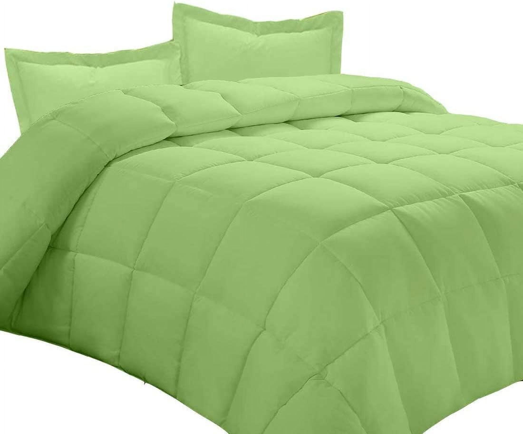 600-TC 100% Egyptian Cotton Down Alternative Comforter Oversized Queen ...