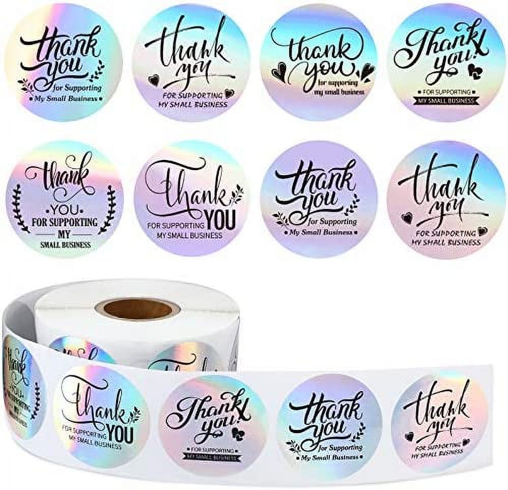 600 Thank You for Supporting My Small Business Stickers Thank You Label ...