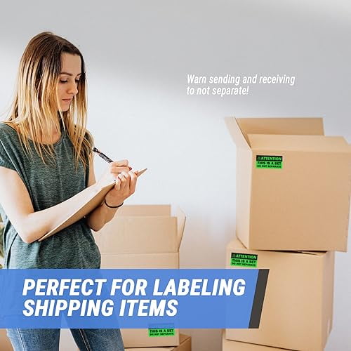 600 This is a Set Do Not Separate Stickers, 2" x 4" (Large) Do Not ...