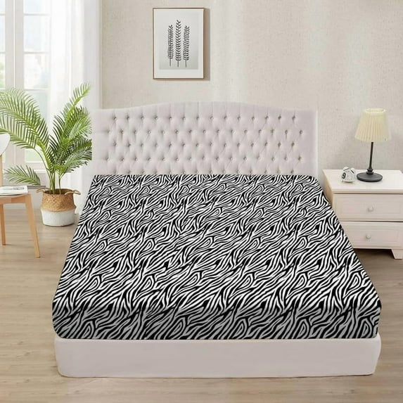 600 Thread Count Egyptian Cotton 1-Piece Fitted Sheet, 25-30 Inch Deep ...