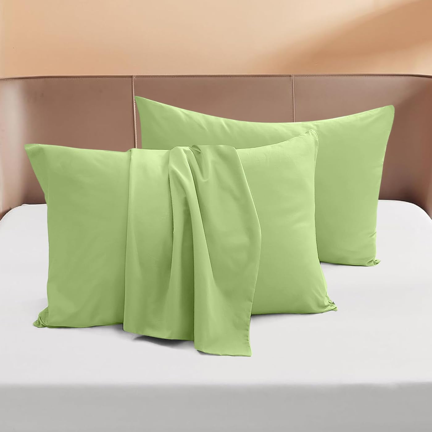 600 Thread Count Egyptian Cotton 2-Piece Pillowcase Set with Envelope ...