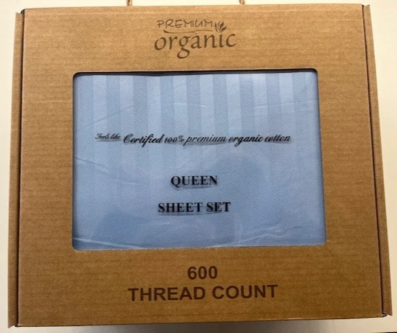600 Thread Count Sheet Sets,Made By Premium Organic, 100% Cotton, For ...