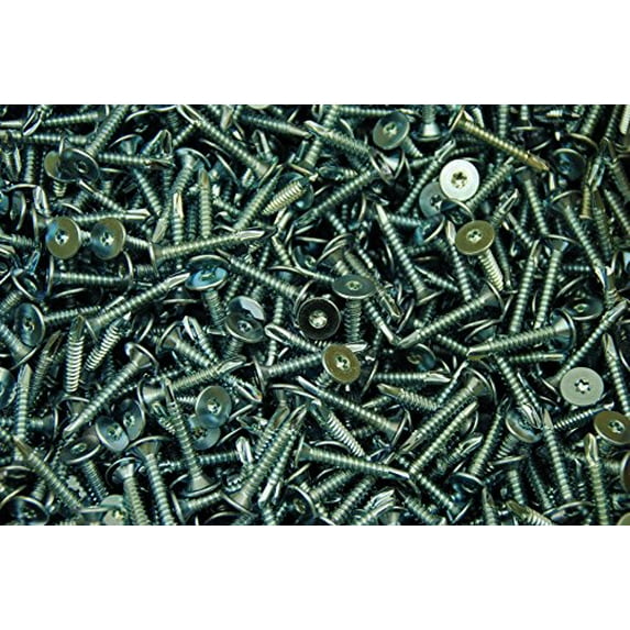 (600) Torx Wafer Head 10 x 1-1/4 Self-Drilling #3 Tek Screw #10 Zinc ...