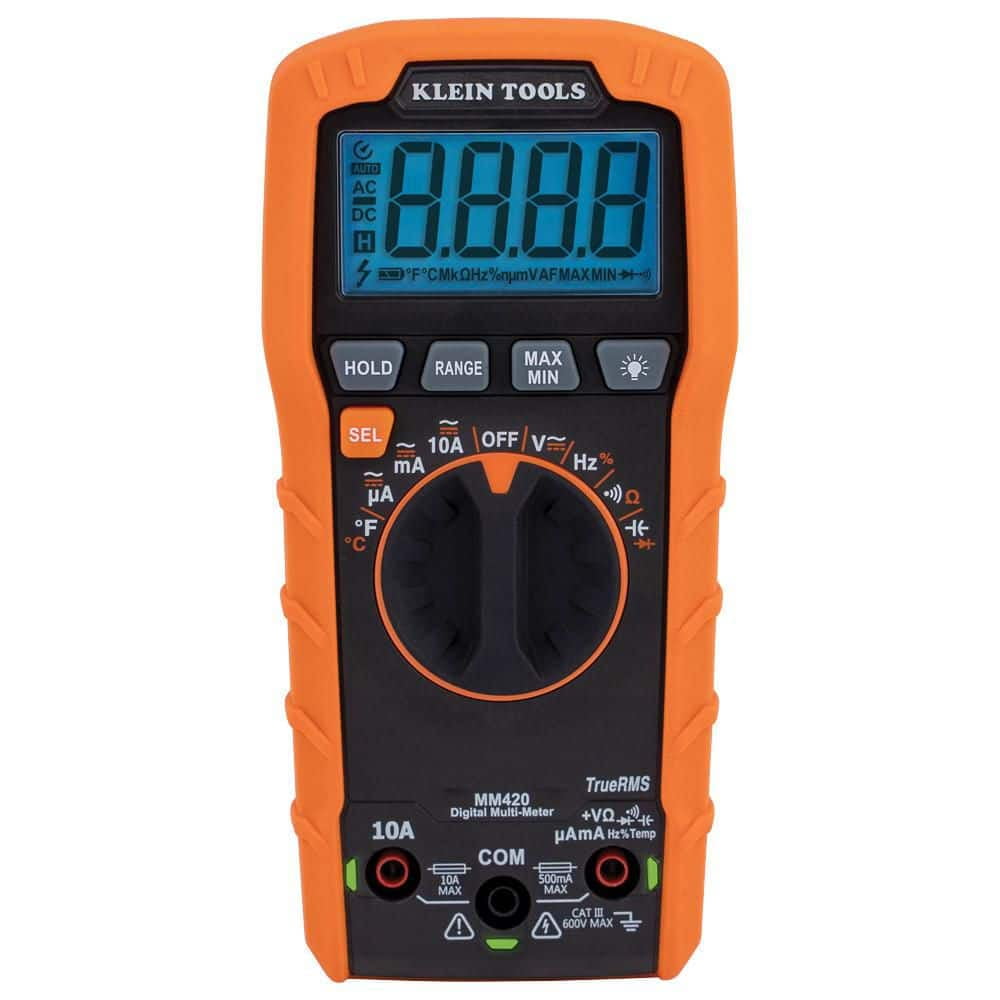 600 Volt Digital Multimeter, TRMS Auto-Ranging, Temp - Walmart.com