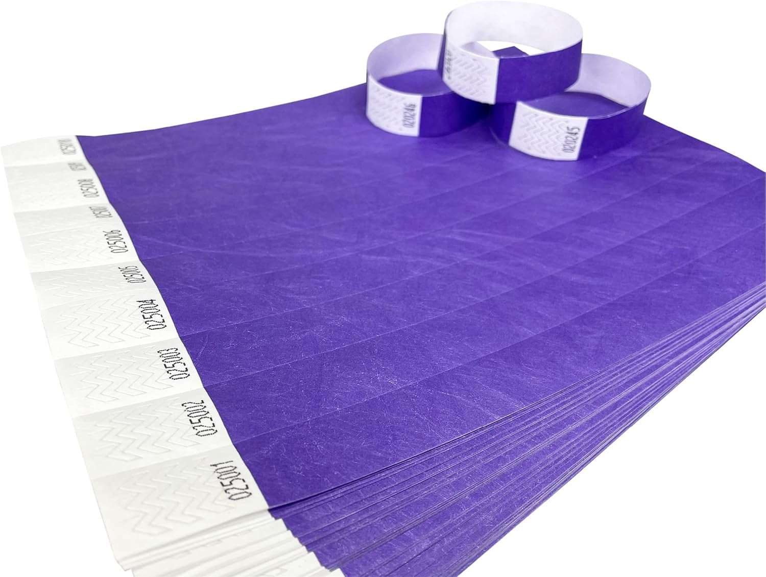 600 Wristbands Purple Identification Wristbands for Events, Security ...