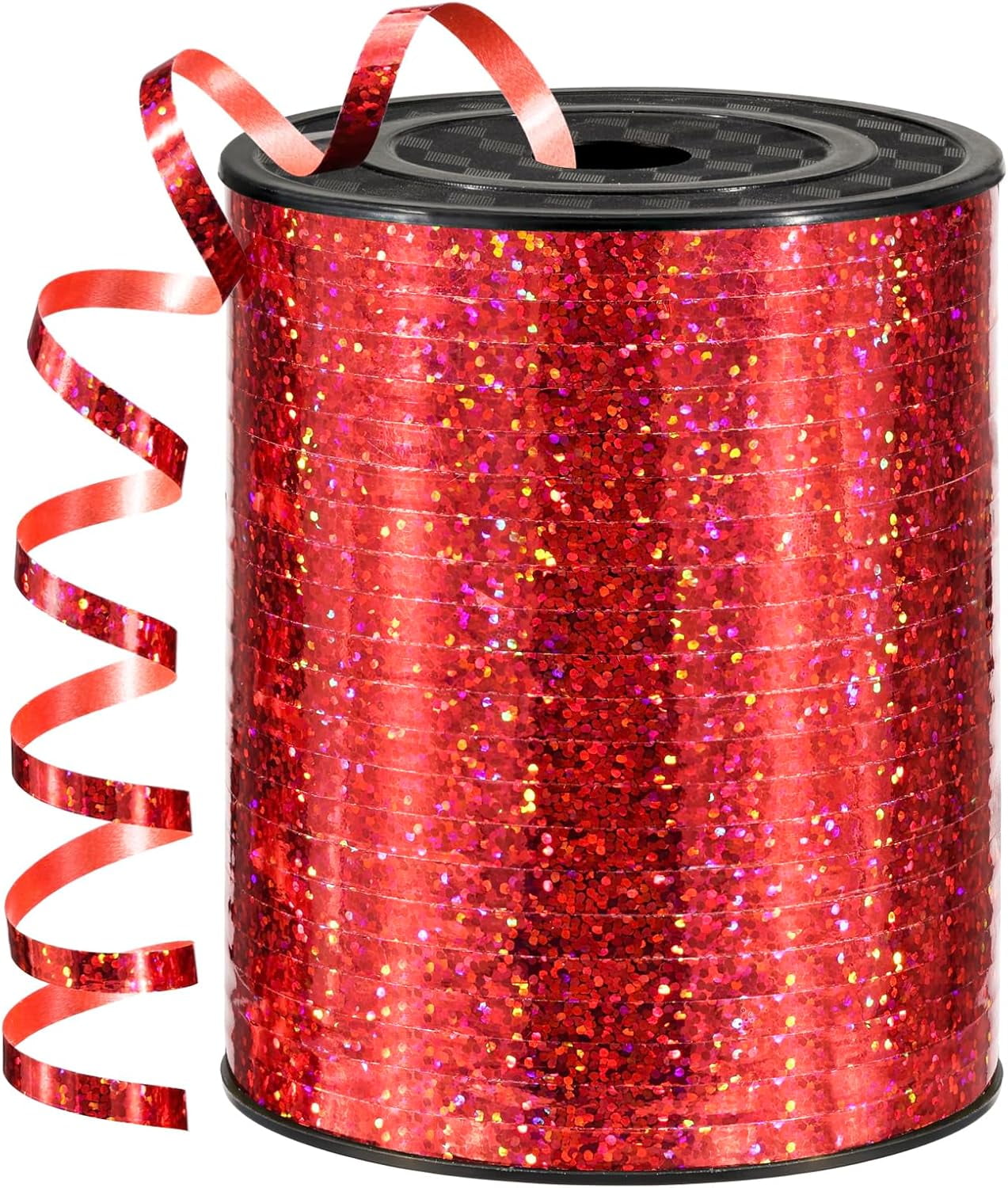 600 Yards Red Shiny Curling Ribbon 1/5 Inch Thin Balloon String, Red ...