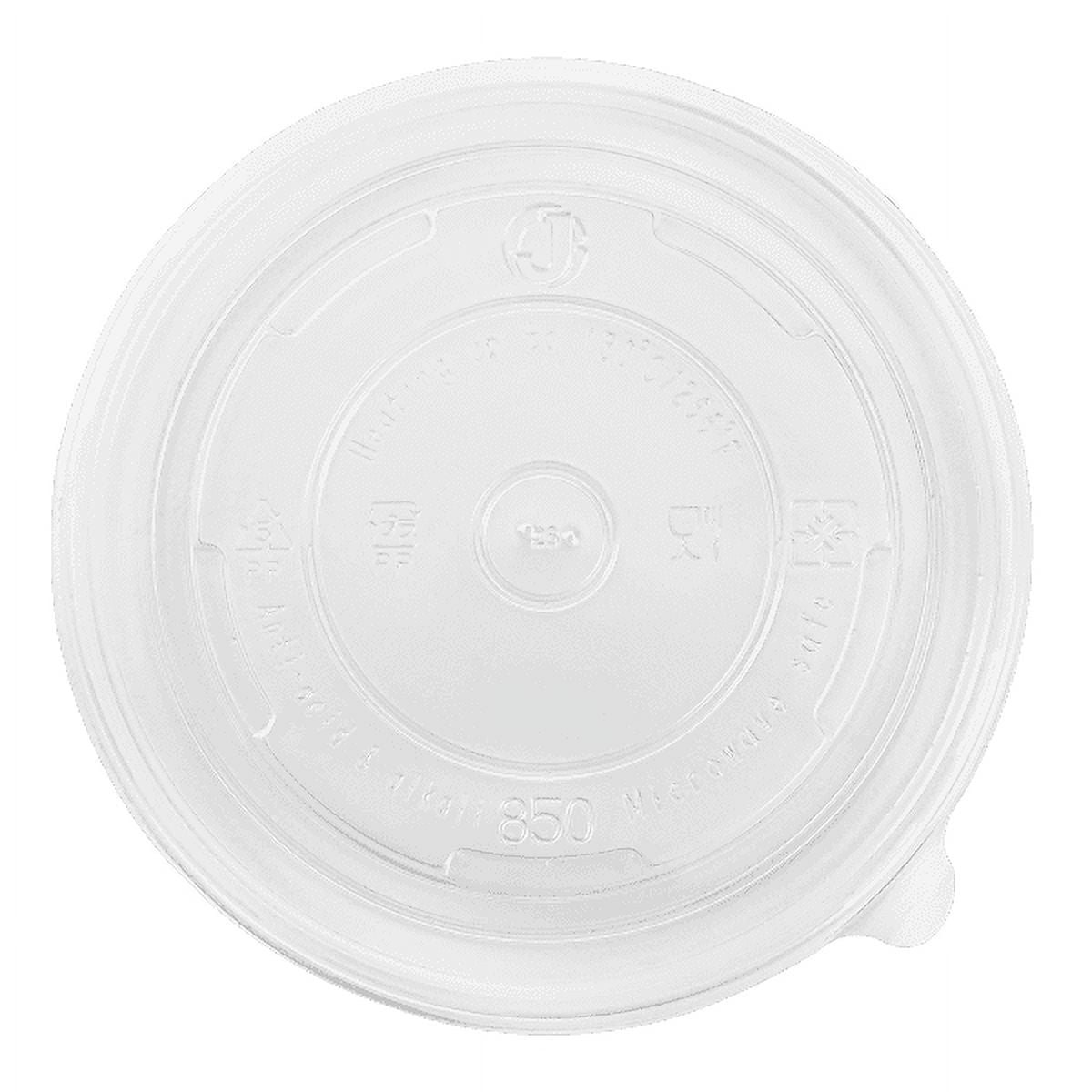 Karat 24-32oz PP Plastic Food Container Flat Lids for Soup Storage ...