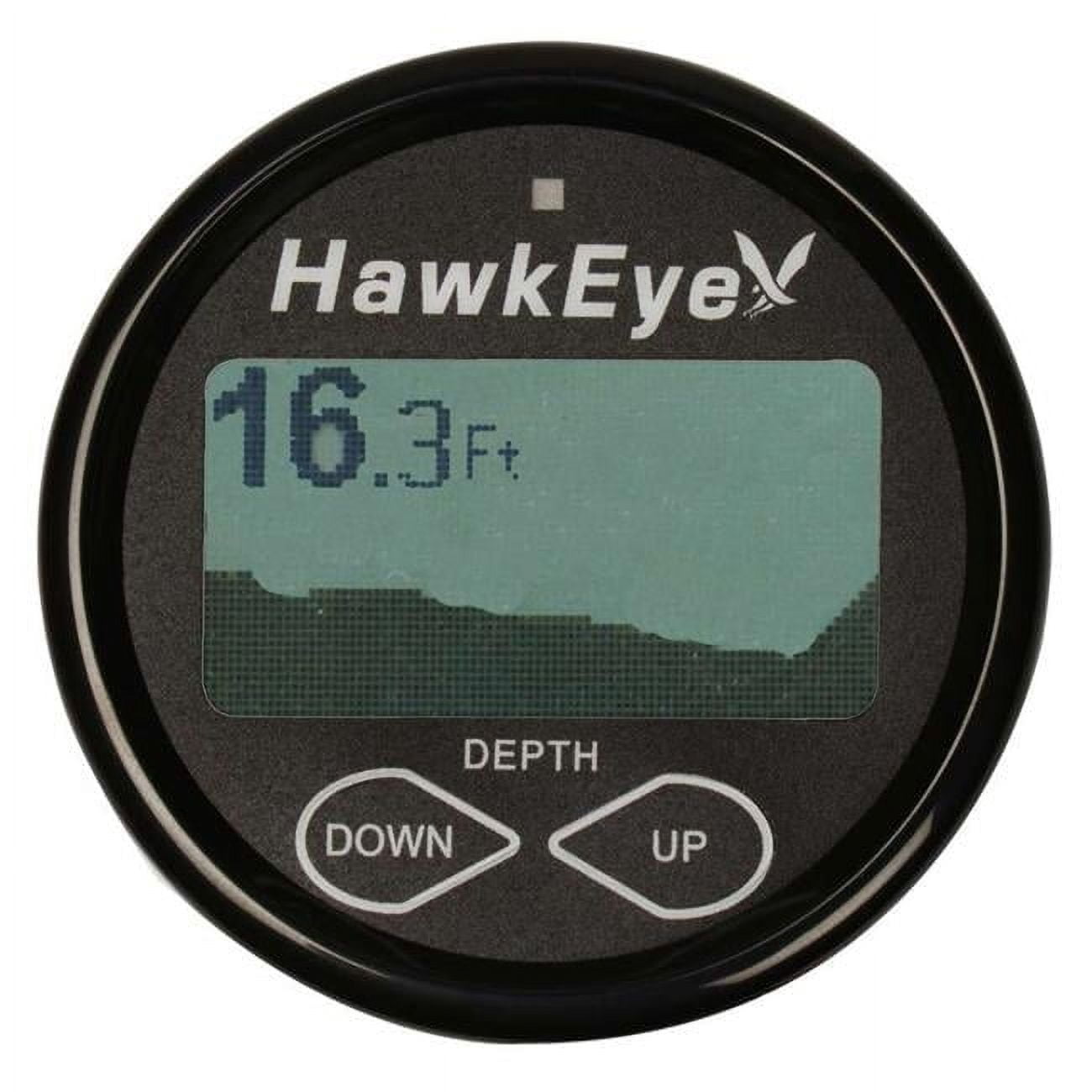 600 ft. DepthTrax 2BX in Dash Digital Depth & Temp Gauge with Transom ...