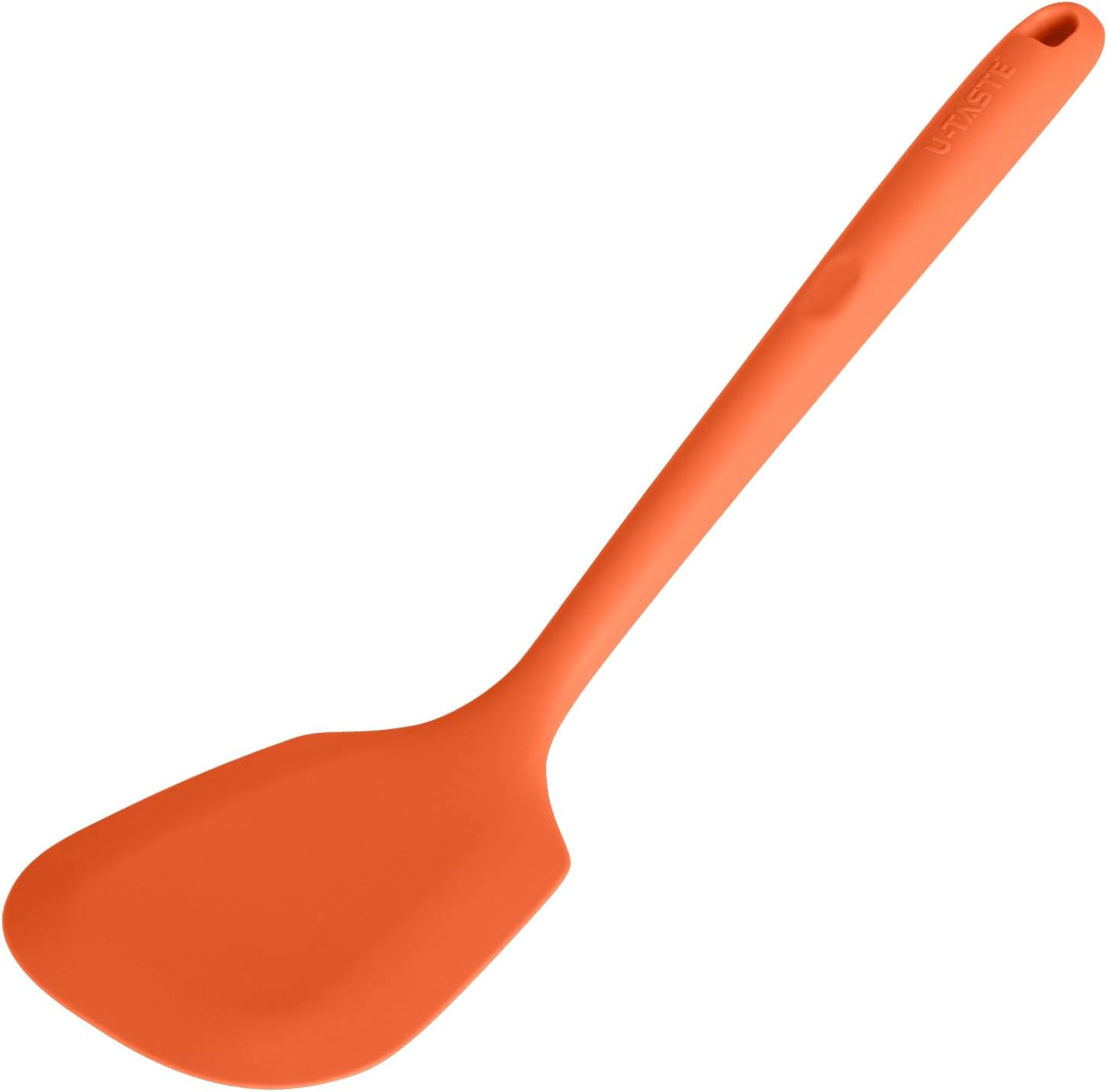 600º heat-resistant silicone turner: -13.6-inch solid kitchen spatula ...