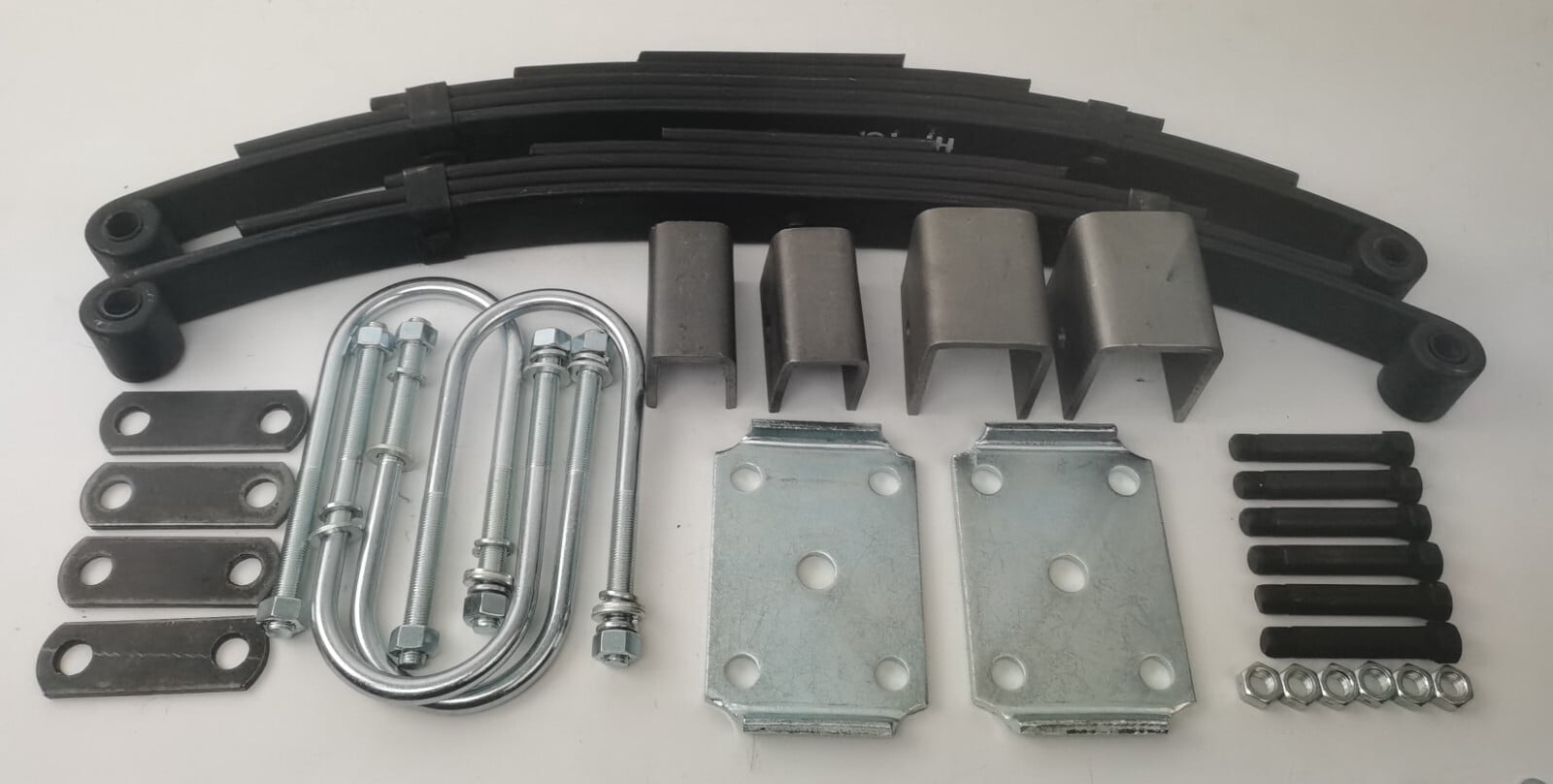 6000# 6K Single Trailer Axle Suspension Kit Leaf Springs & U-bolt ...