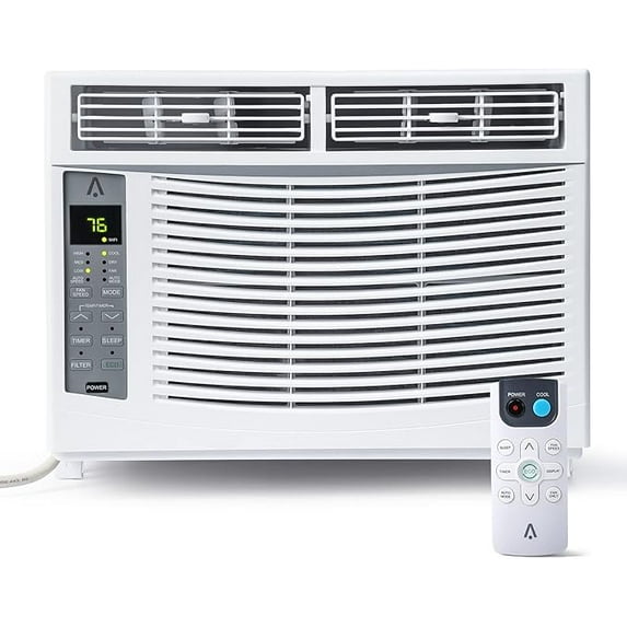 6000-BTU Window Air Conditioner, Wi-Fi Enabled, Up to 250 Sqf, Window ...