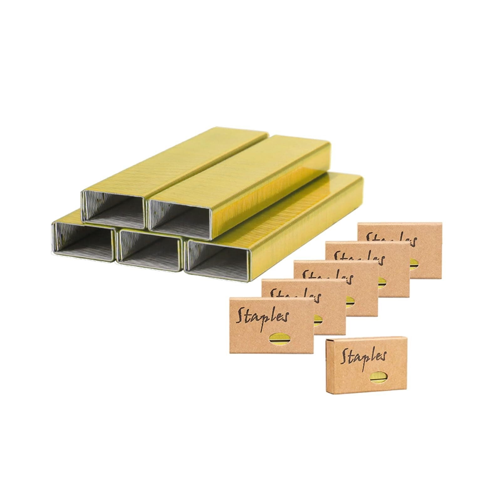 6000 Colored Staples Colorful 26/6 Standard Staple for Desk Manual ...