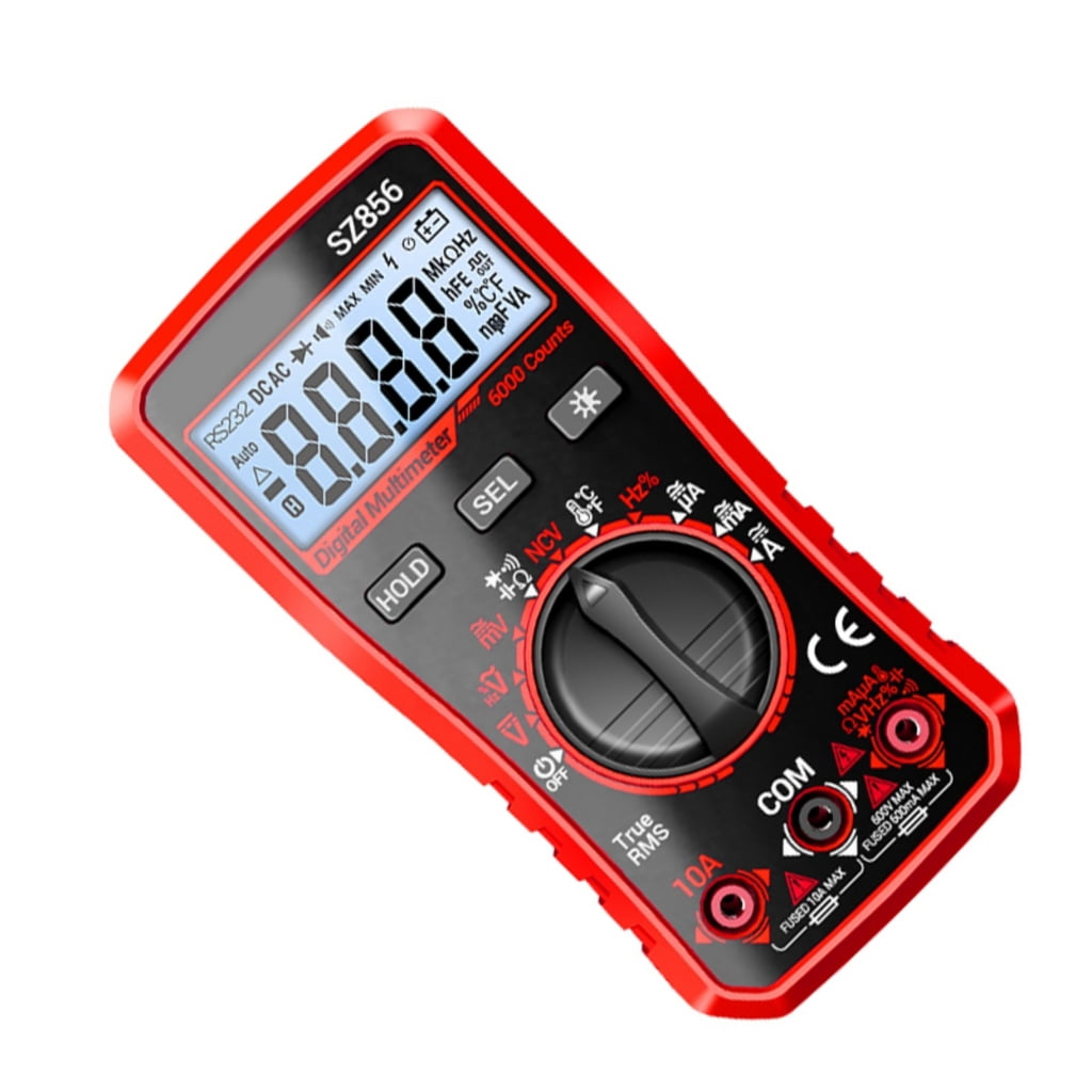 6000 Counts SZ856 Digital Multimeter With NCV Tester And Double Fuses ...