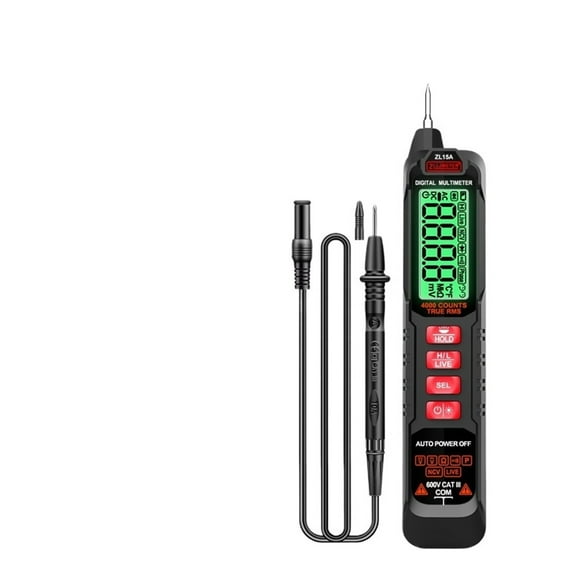 6000 Counts Smart Digital Multimeter Pen - Auto Non-Contact Voltage ...