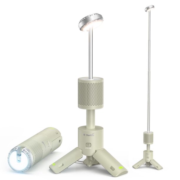 ThorFire Rechargeable Camping Lantern w/ 10000mAh Capacity Battery, 3 ...