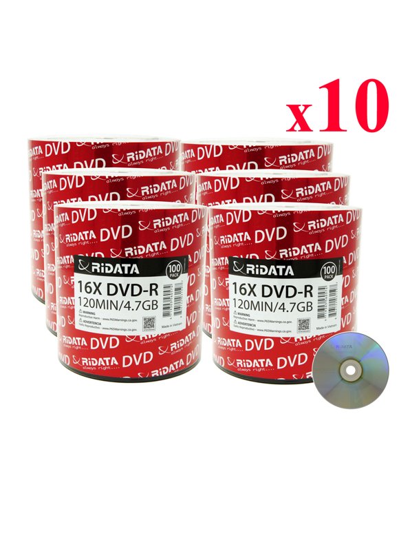 Blank DVD-R Discs in Blank Media - Walmart.com