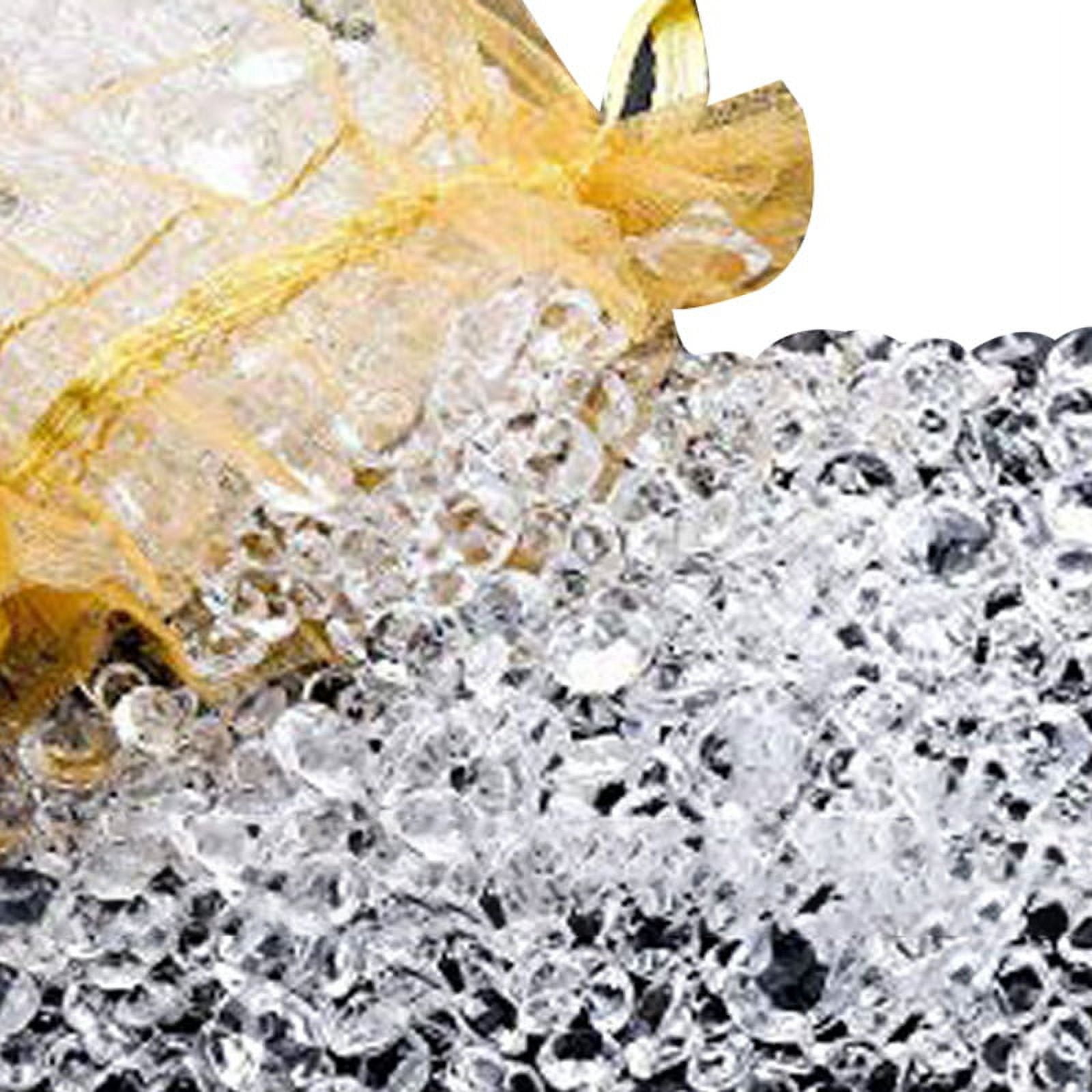 6000 Pcs Acrylic Diamonds Clear Table Scatter Crystals for Vase Filler ...
