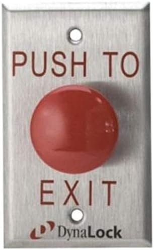 6000 Series Plastic Single Gang Time Delay Mushroom NFPA 101 Pushbutton ...