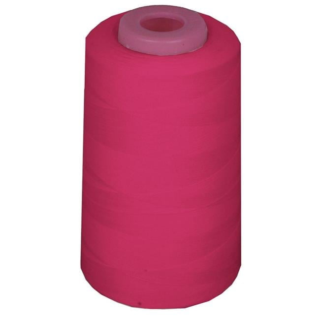 6000 Yards 100 Percent Polyester Cone Serger Thread, Fuchsia - AX948 ...
