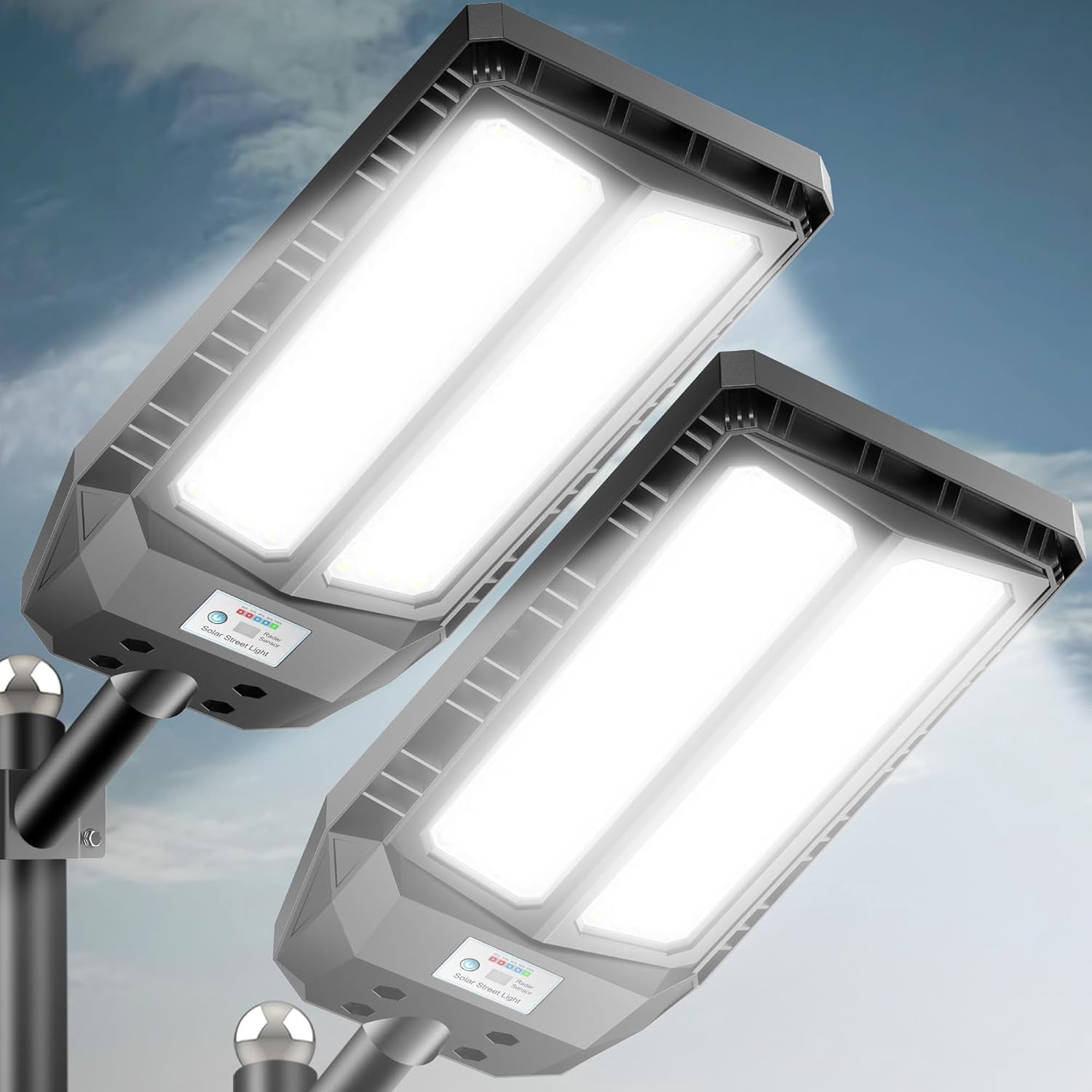 6000 solar powered street lights outdoor waterproof, 7000 from dawn ...