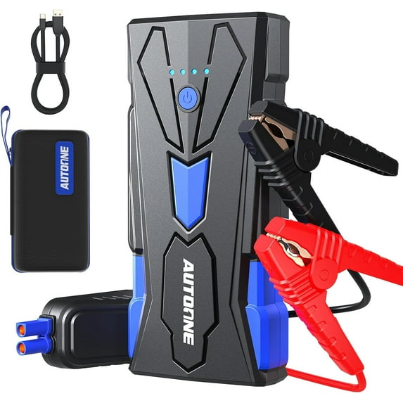 6000A Car Battery Jump Starter Up to All Gas & 12L Diesel Engine, Car ...