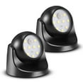 6000K Battery Motion Sensor Light Outdoor Waterproof Wireless LED ...
