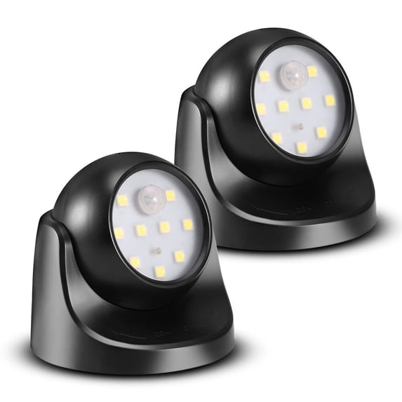 6000K Battery Motion Sensor Light Outdoor Waterproof Wireless LED ...