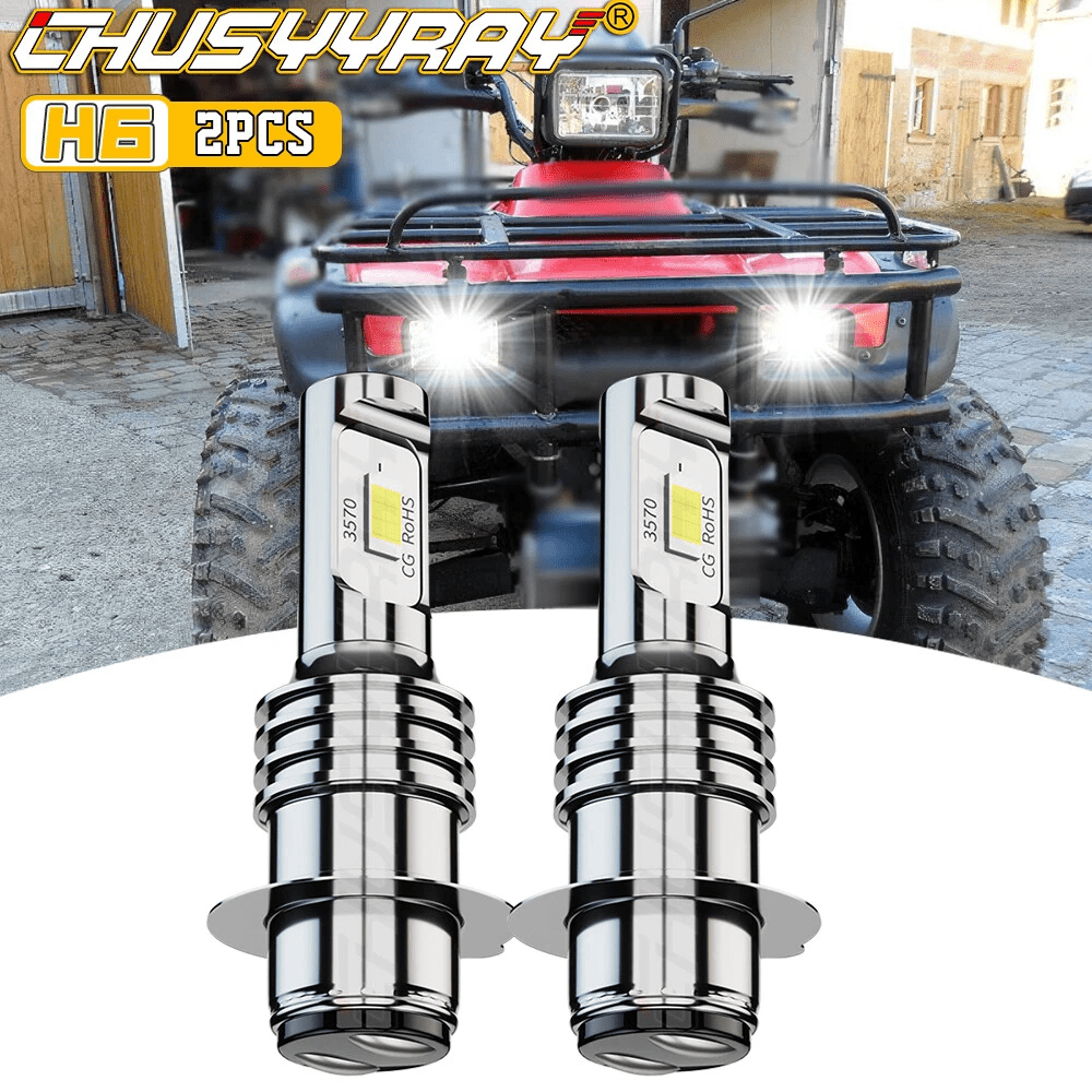 6000K For Yamaha Raptor 350 660R 700 700R LED Headlight Bulb Kit ...